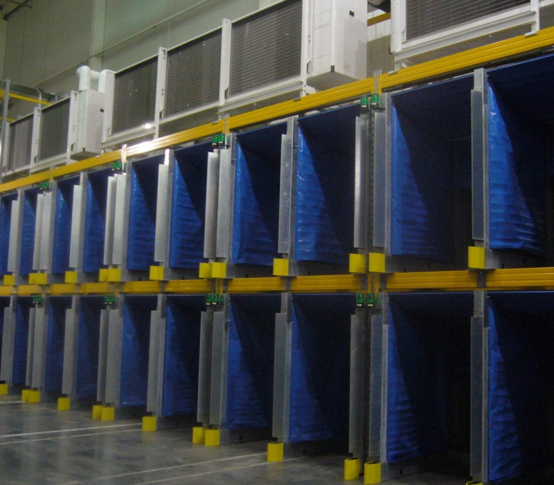 Rapid refrigeration cells for pallets yoghurt and fresh cheese - Fromfroid