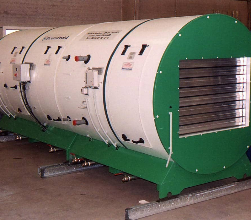 Air flow management Ultra clean Cheese Dairy - Fromfroid