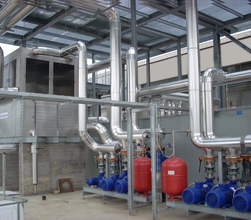 froid industriel, skid ammoniac, basse charge- Fromfroid